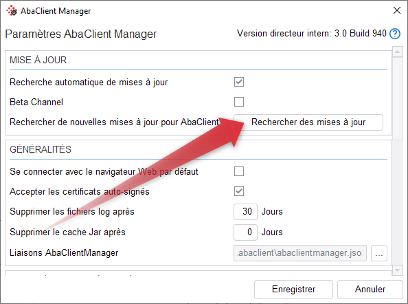 AbaClient - Mise à jour et version – Abacus Helpdesk